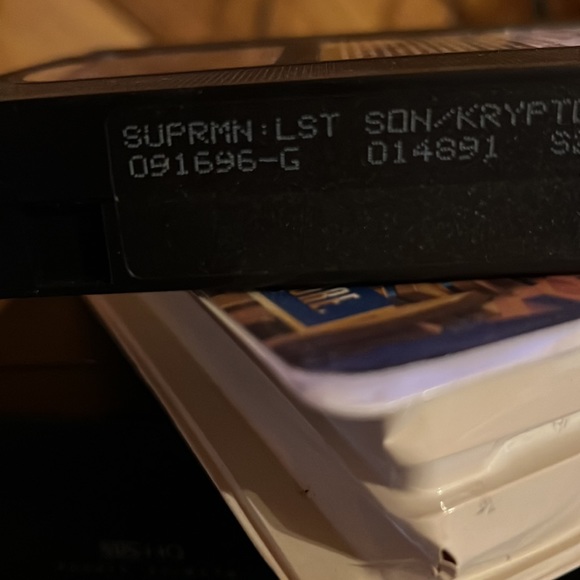DC Comics | Media | Superman The Last Of Krypton Vhs Tape 996 Movie ...